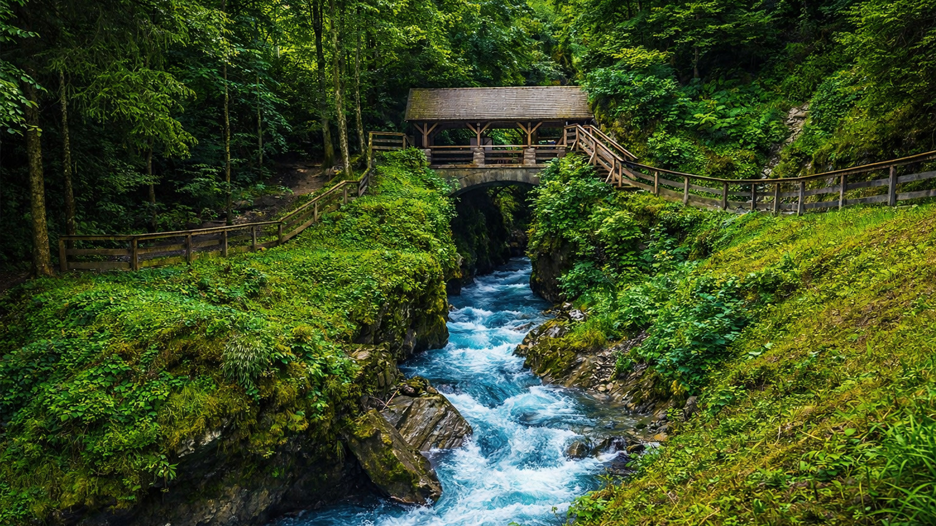 Exploring Sigmund Thun Klamm Gorge in Kaprun Austria (4K)