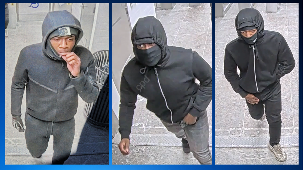 Chicago police release photos of 3 suspects wanted in CTA Blue Line ...