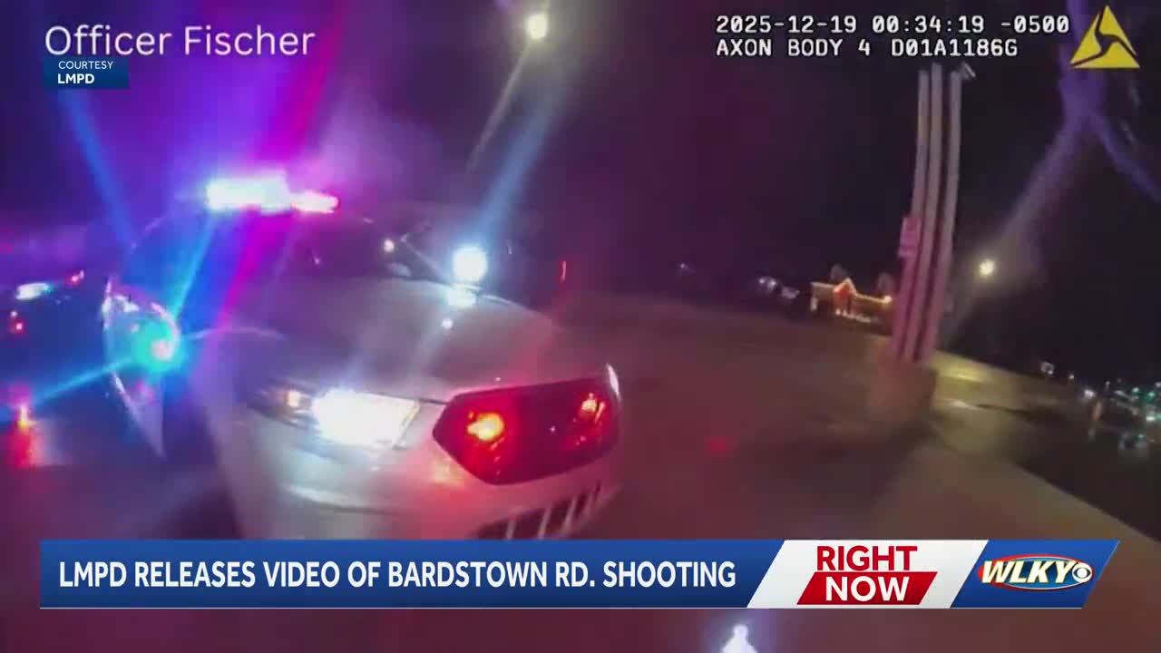 Body cam footage released of LMPD shootings in Russell, on Bardstown Road