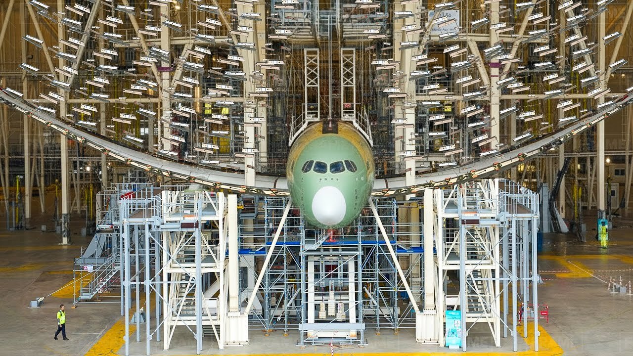 Inside giant chamber that bends aircraft wings to their extreme limits