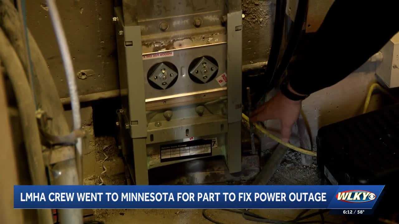 LMHA crews traveled to Minnesota for part to fix power outage at complex