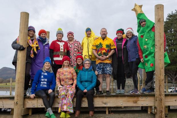 New Year's Day Derwentwater dip raises over £2,000 for Lake District ...
