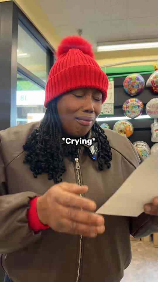 Nobody ever did this for me before – emotional surprise
