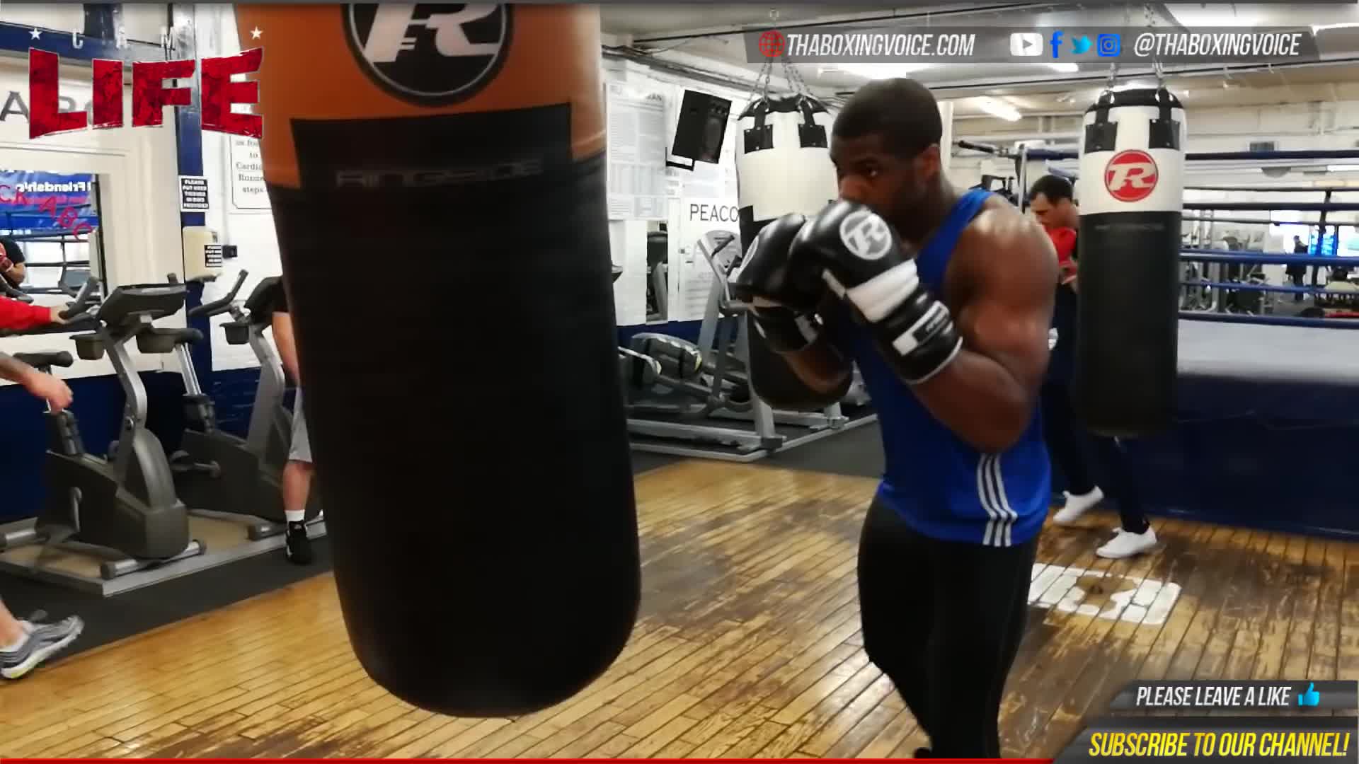 Camp life: Triple D Daniel Dubois savage power! Pummels heavy bag!