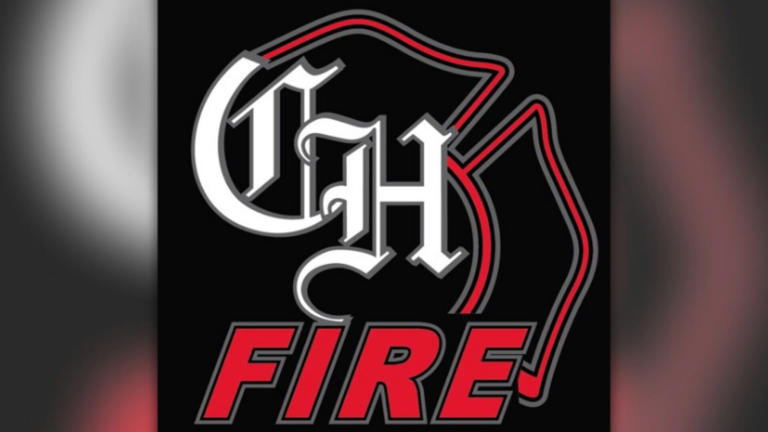 Cimarron Hills Fire Department responds to sign on fire