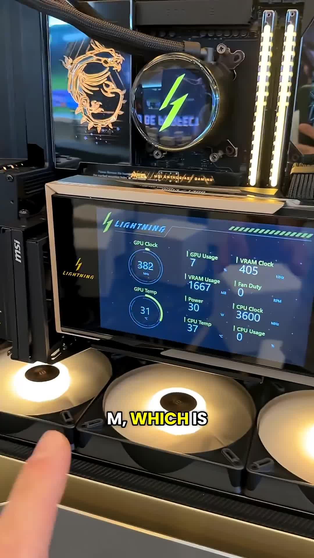 The MSI RTX 5090 Lightning Z graphics card!