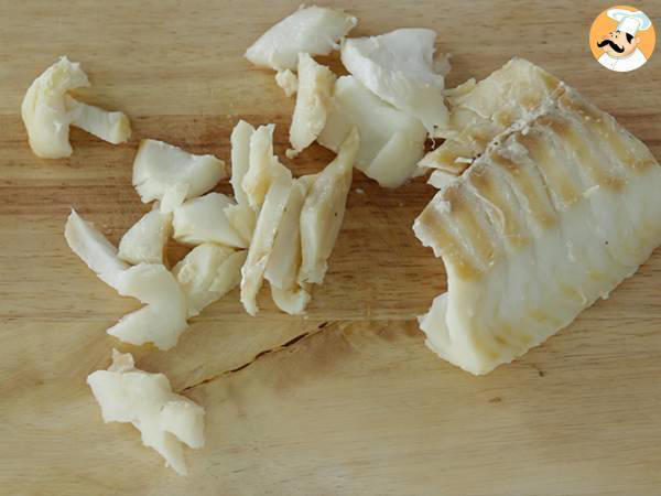Cod fish with cream, the Portuguese recipe
