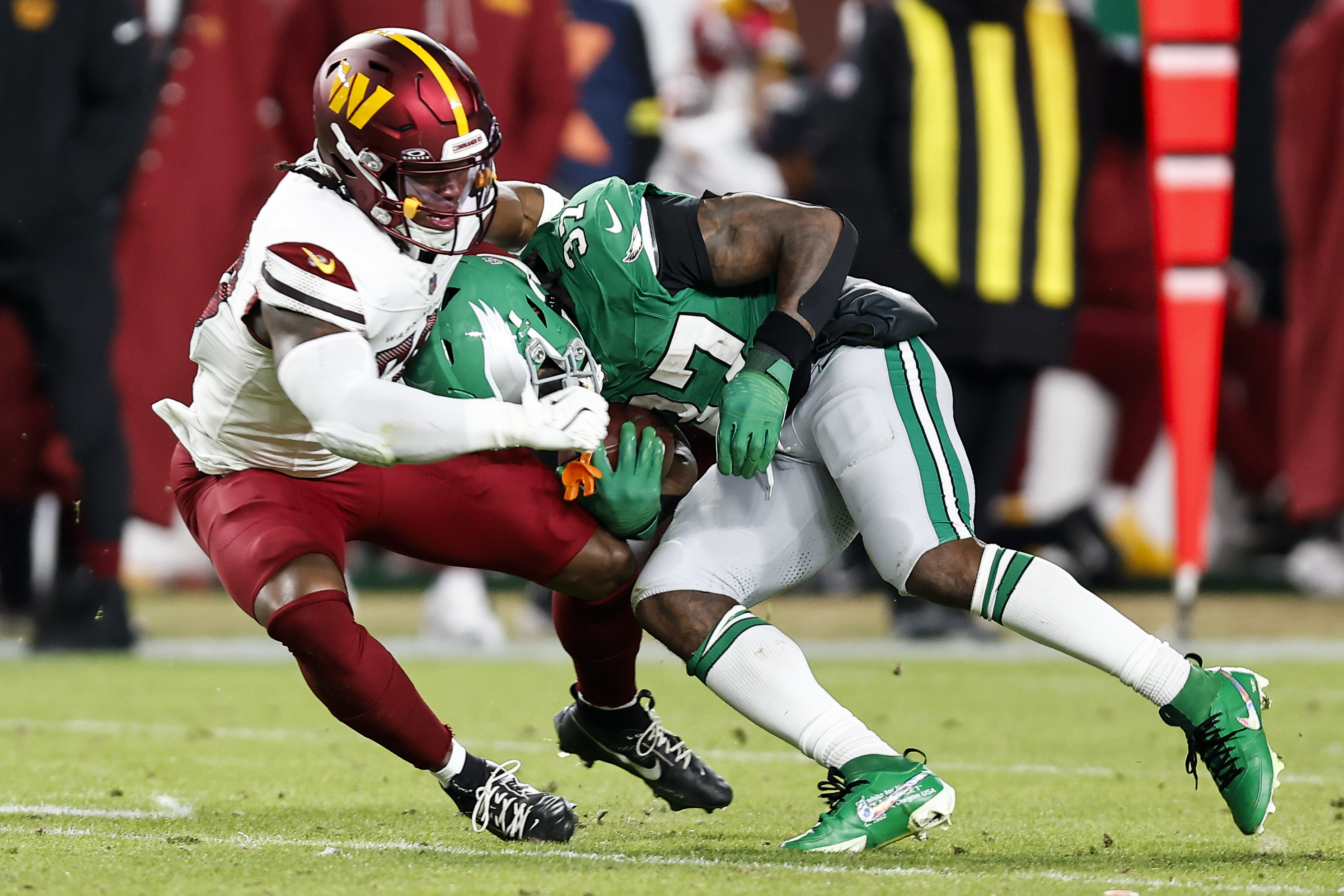 The Eagles are entering the playoffs relatively healthy, while the ...