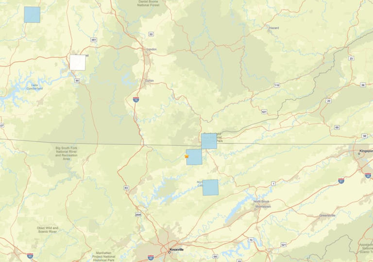 Second earthquake hits near Tennessee-Kentucky border within a week