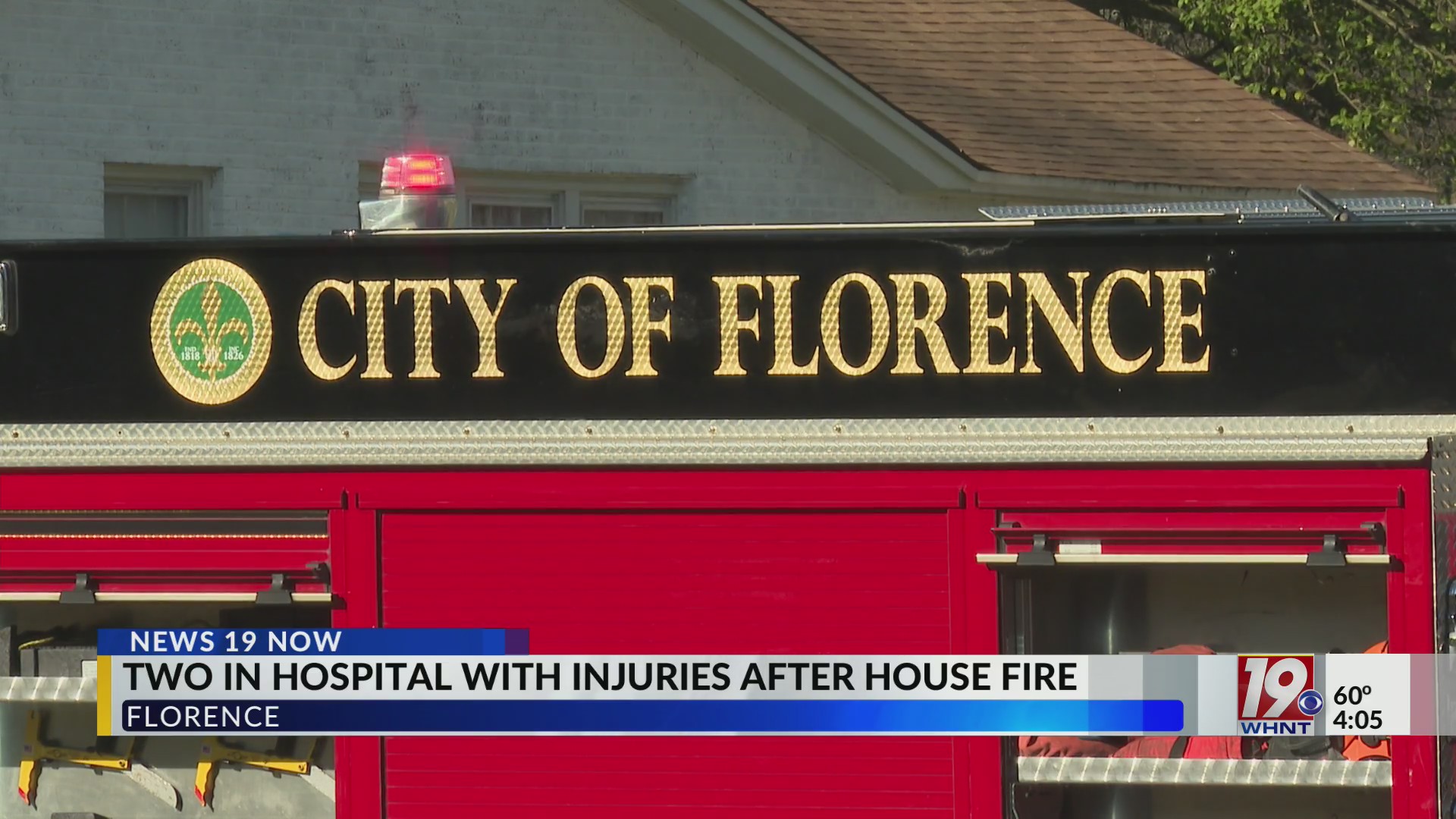 Two injured in Florence fire | Jan. 5, 2026 | News 19 at 4 p.m.