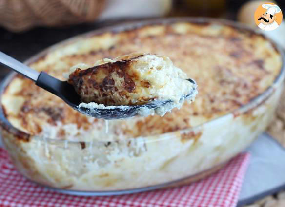 Cod fish with cream, the Portuguese recipe