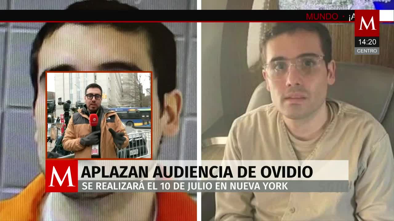 Aplazan audiencia intermedia de Ovidio Guzmán López hasta el 10 de julio