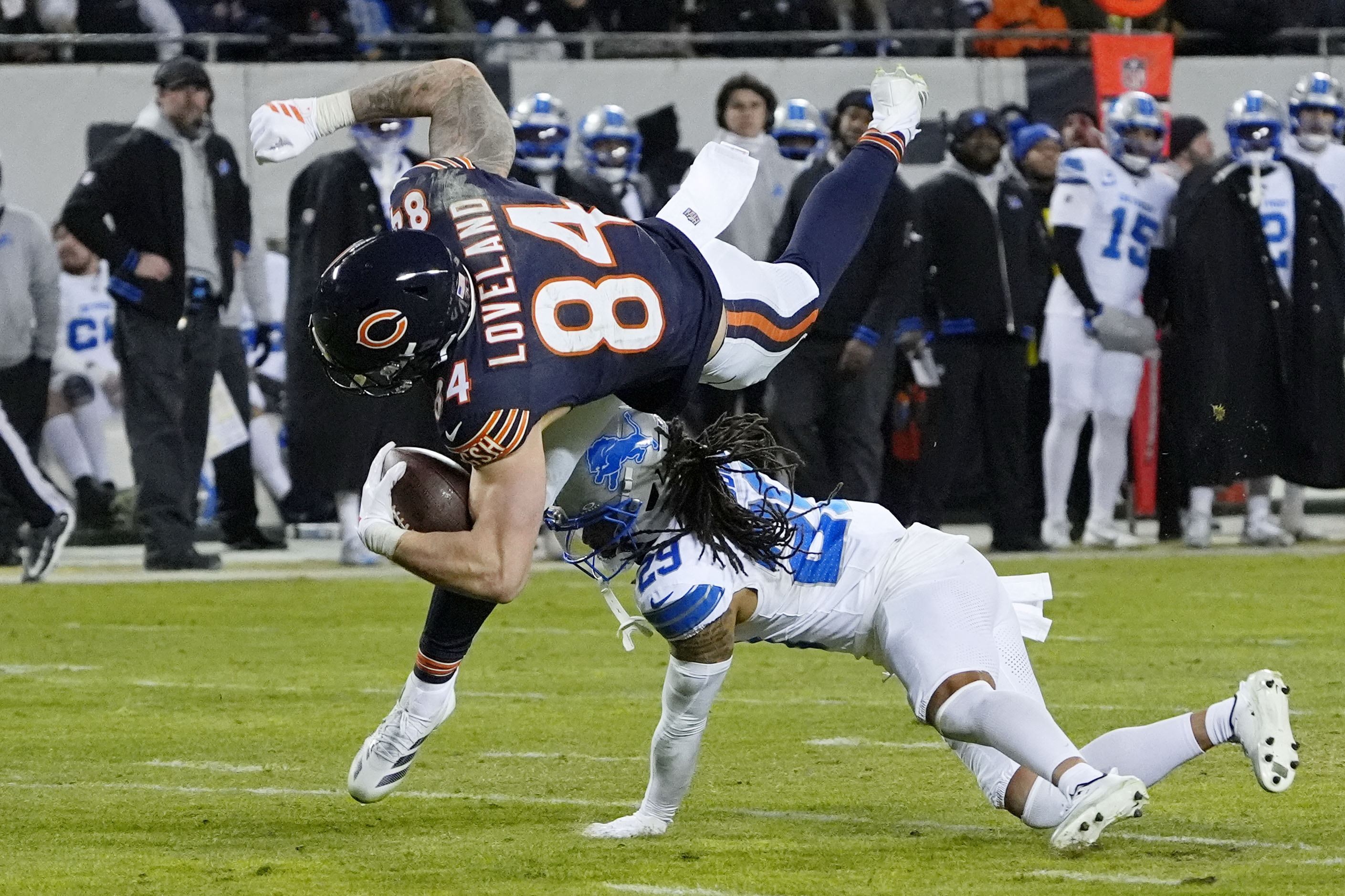 Bears vs. Lions game balls: Uninspired effort falls short