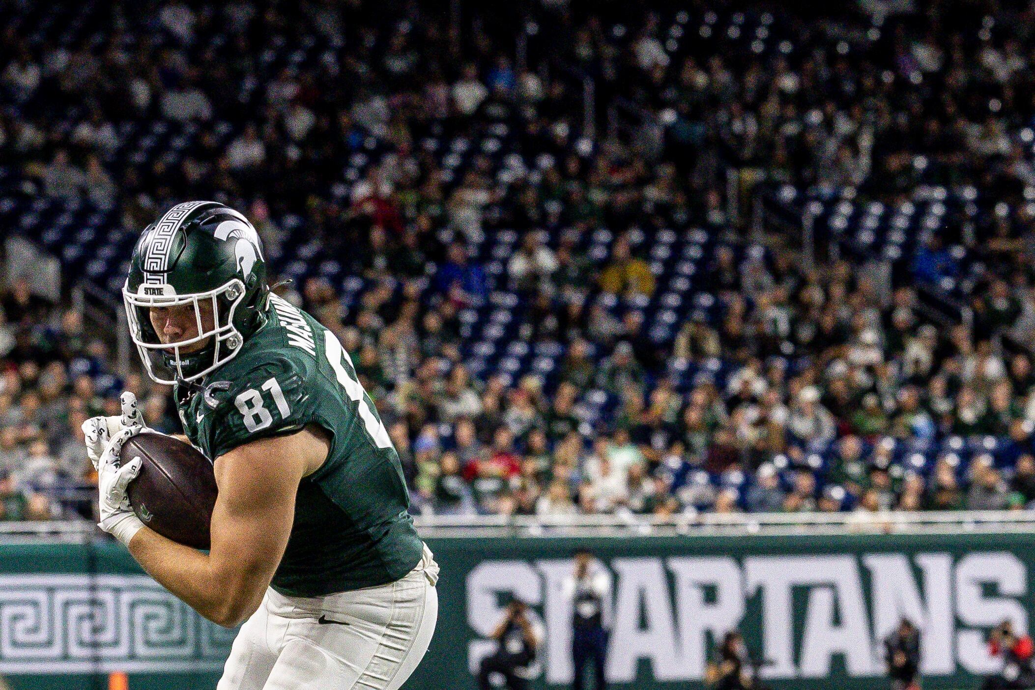 Michigan State starting TE transferring to SEC school