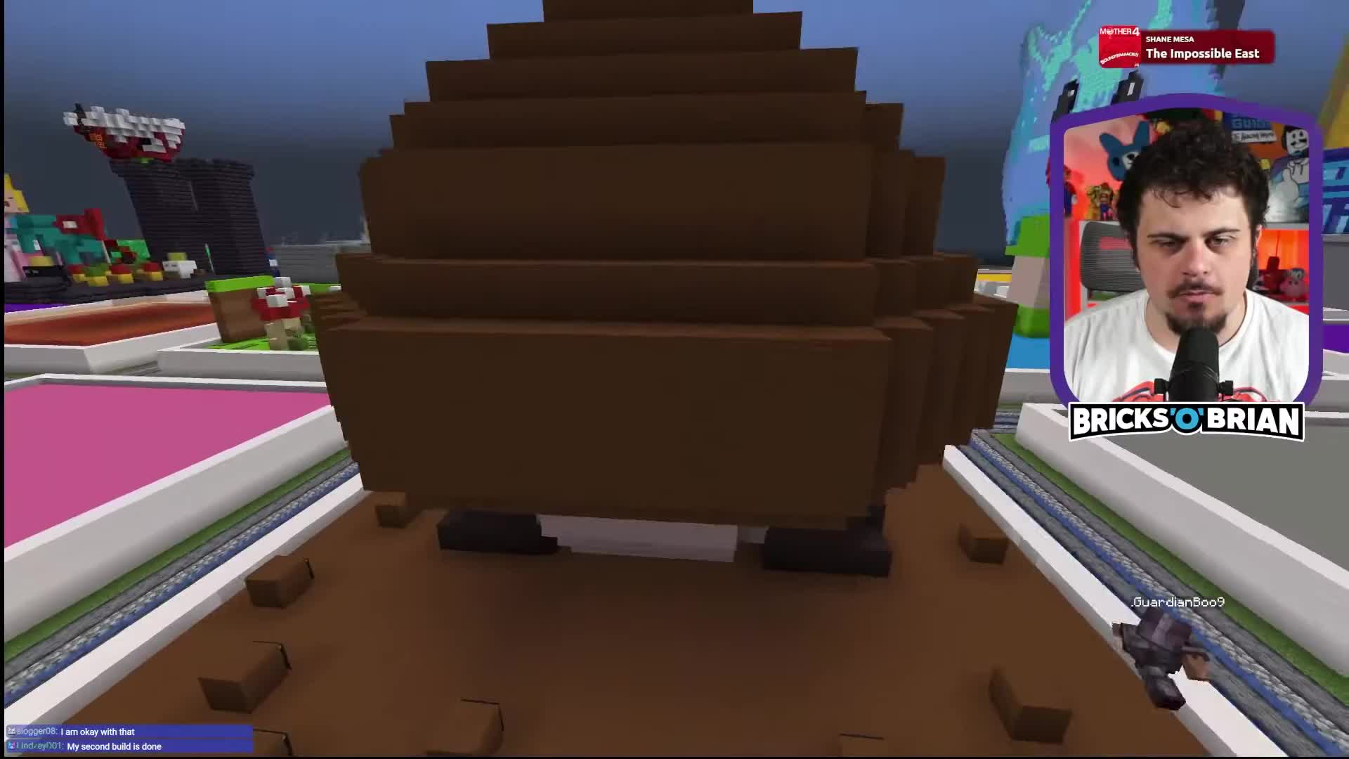 Mario movie + Minecraft