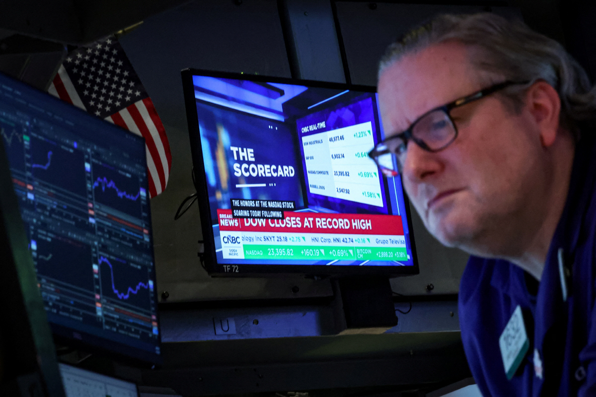 [상보] 뉴욕증시, CES가 끌어올린 AI 기대감에 상승…다우 0.99%↑