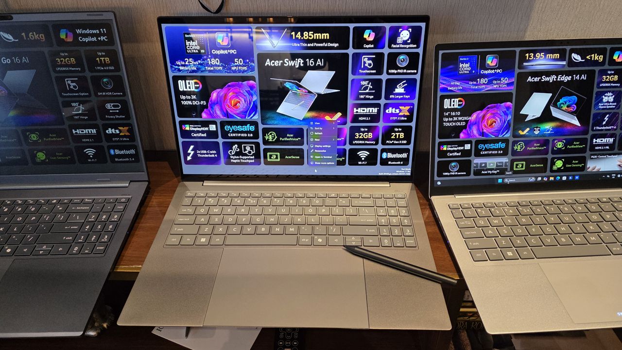 Acer refreshes Swift laptops with Panther Lake — claims 'world's ...