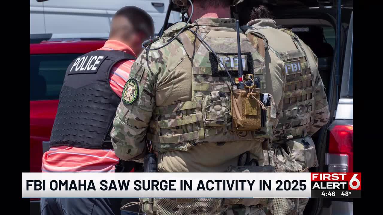 FBI Omaha reports 20% increase in arrests during 2025
