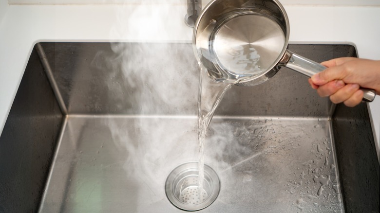 Why you should avoid using boiling water to unclog your kitchen sink