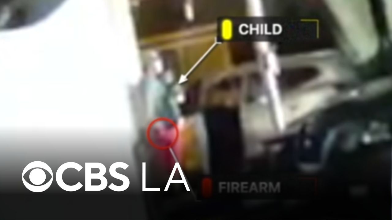 Bodycam shoes tense standoff as armed suspect holds child hostage in LA ...