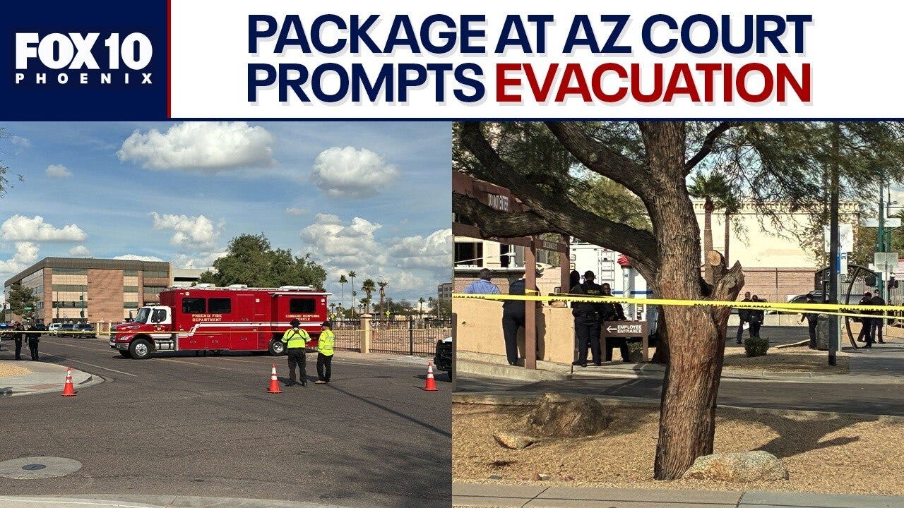 Courts building evacuated in Phoenix over package