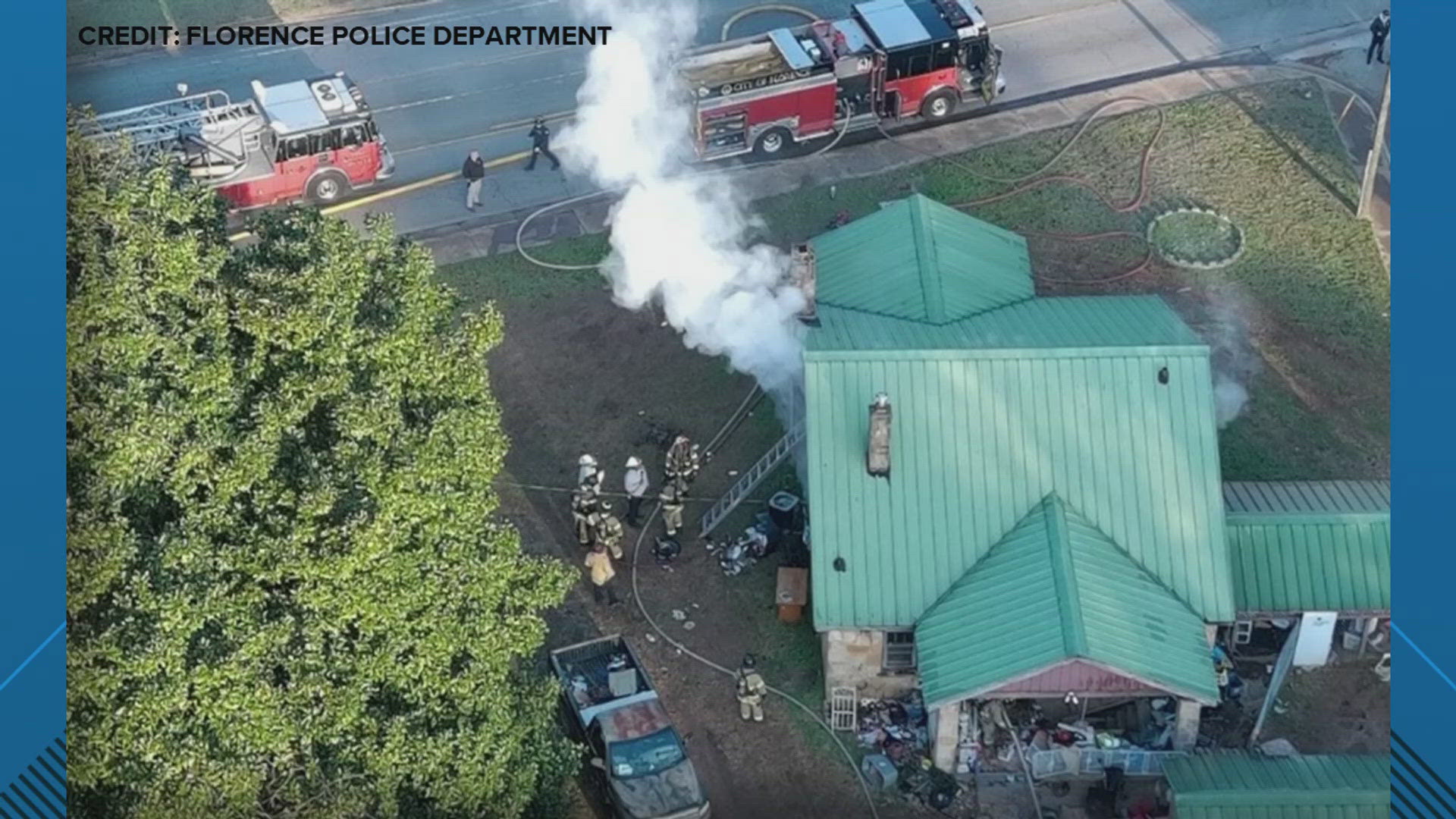 Florence fire leaves family homeless, two hospitalized after jumping ...