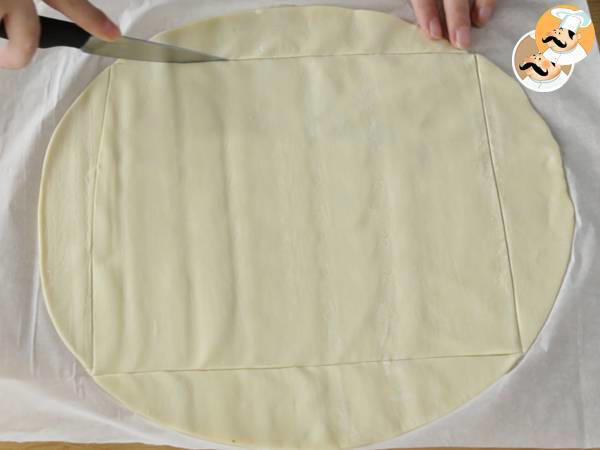 Corazones de hojaldre con nutella para san valentin