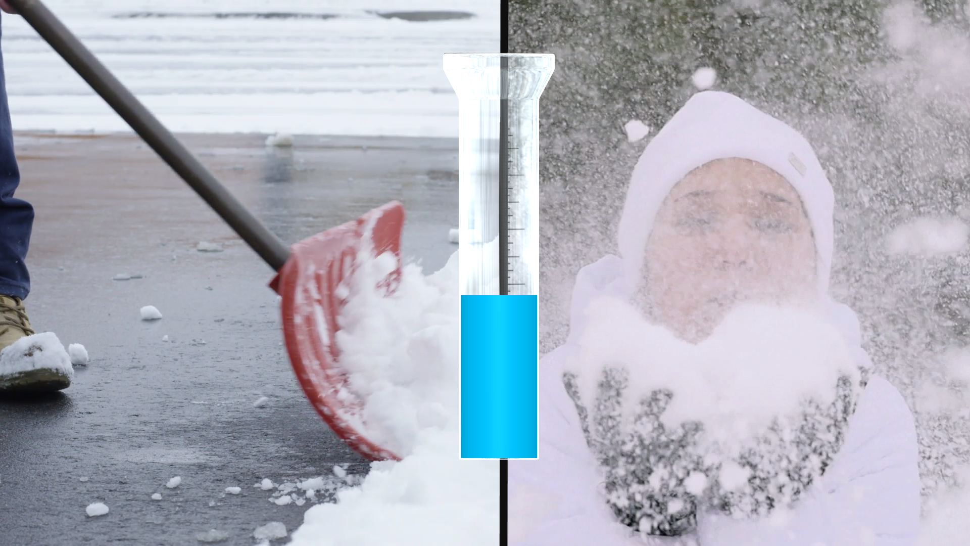 Why is some snow wet and heavy and some dry and fluffy?