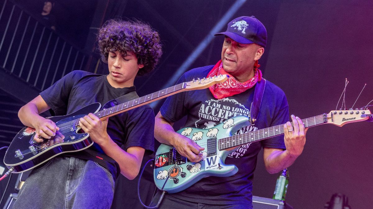 Tom Morello says there is hope as his son shreds Steve Vai's For the ...