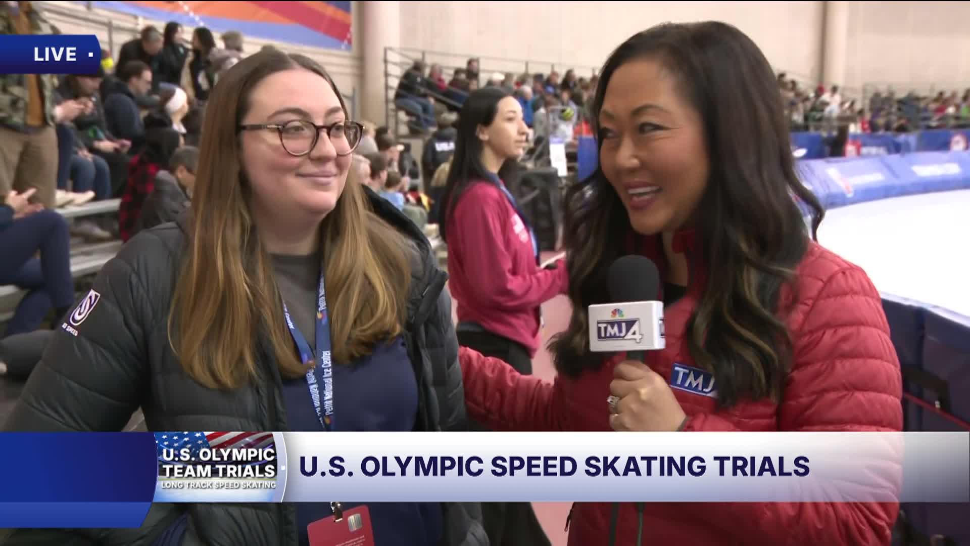 Marquette student interns with US Speed Skating
