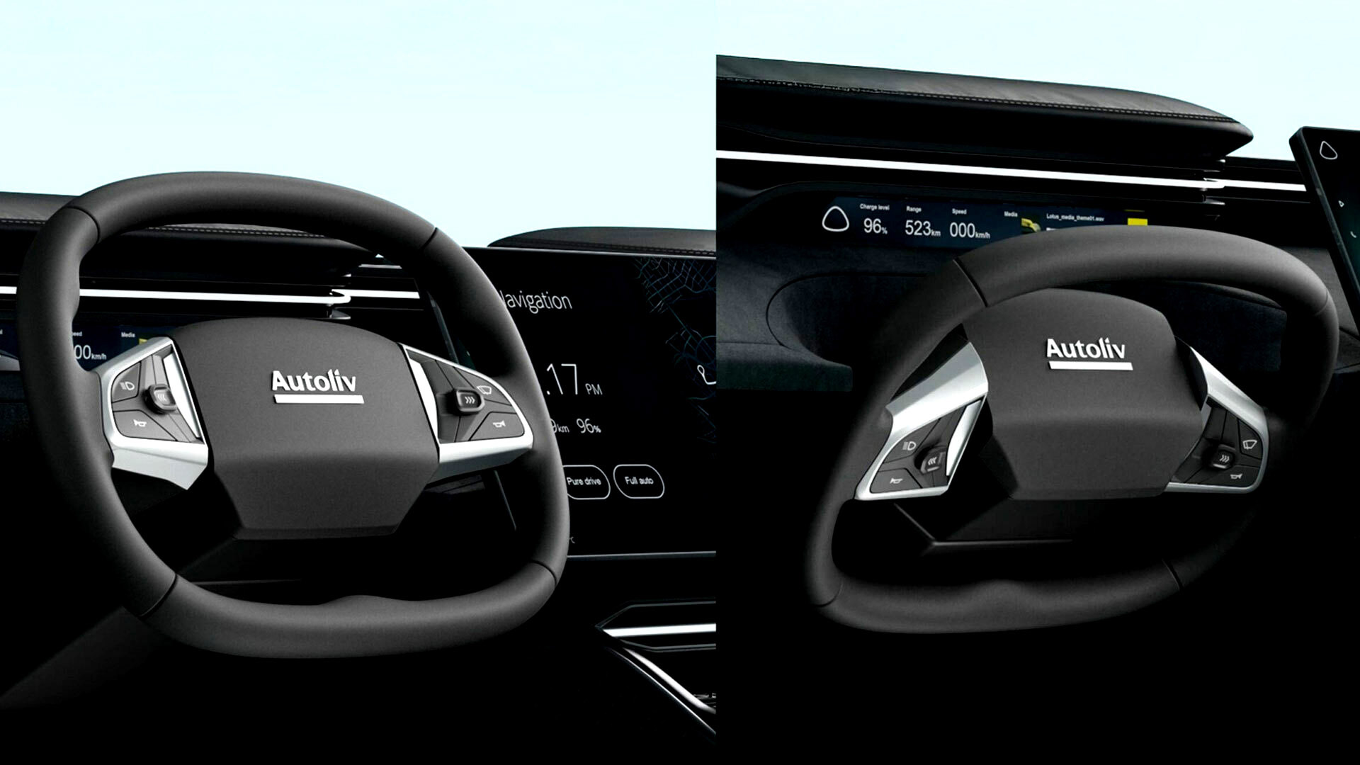 The steering wheel folds away, and you’re left with nothing but trust ...
