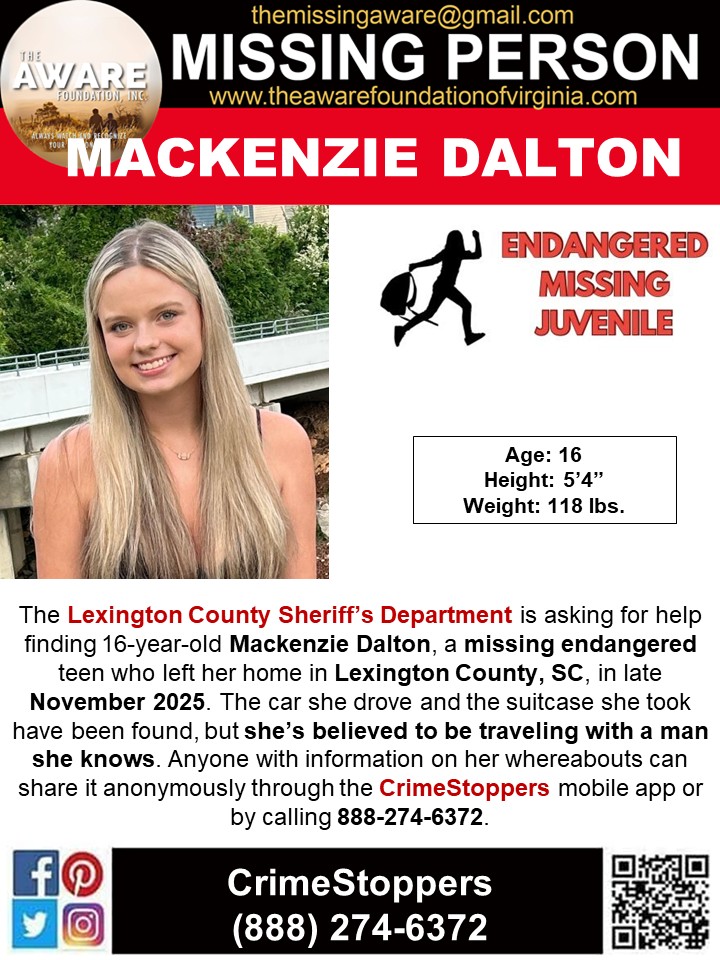 Police fear teen girl who vanished from South Carolina home may be in ...