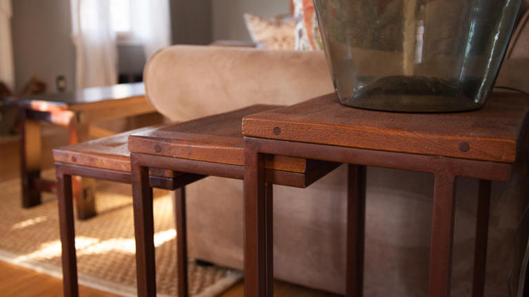 The vintage wood furniture to look for at the thrift store that can be ...