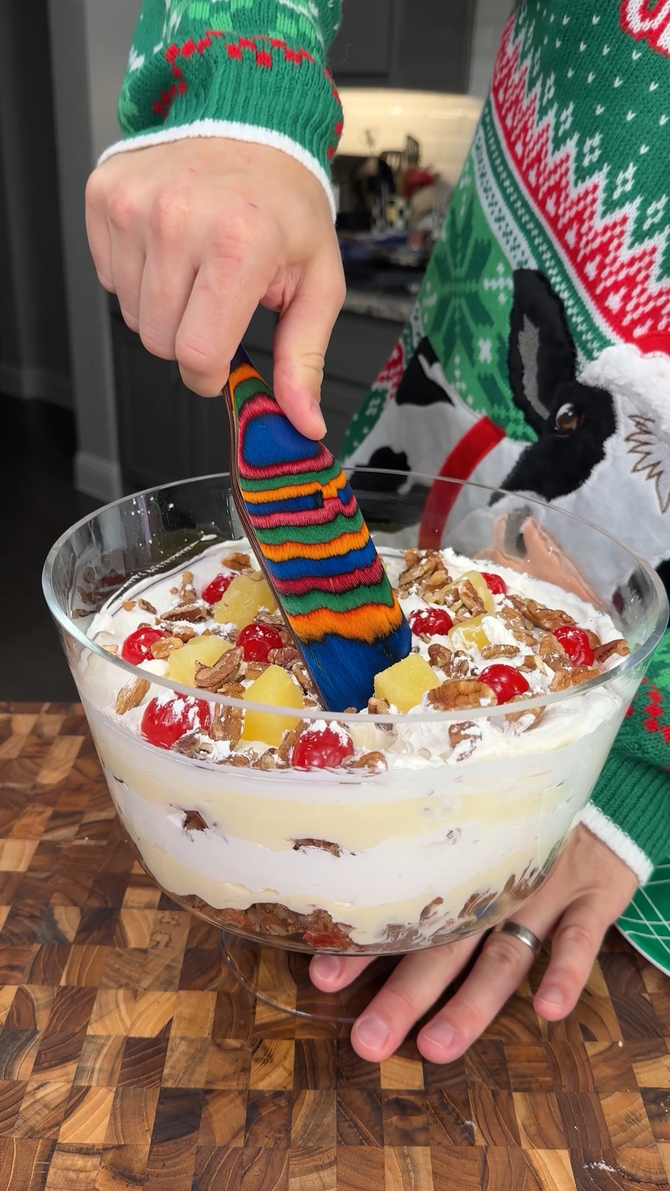 Revamping the infamous fruitcake trifle