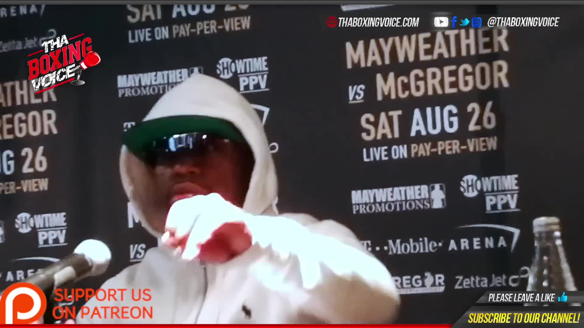 Floyd Mayweather vs. Conor McGregor London exclusive