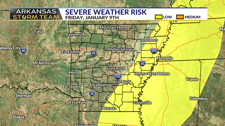 Arkansas Storm Team forecast: Very warm before our next front