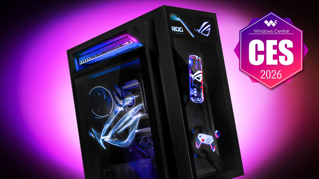 A gaming PC with holographic panels? You need to see the new ROG G1000.