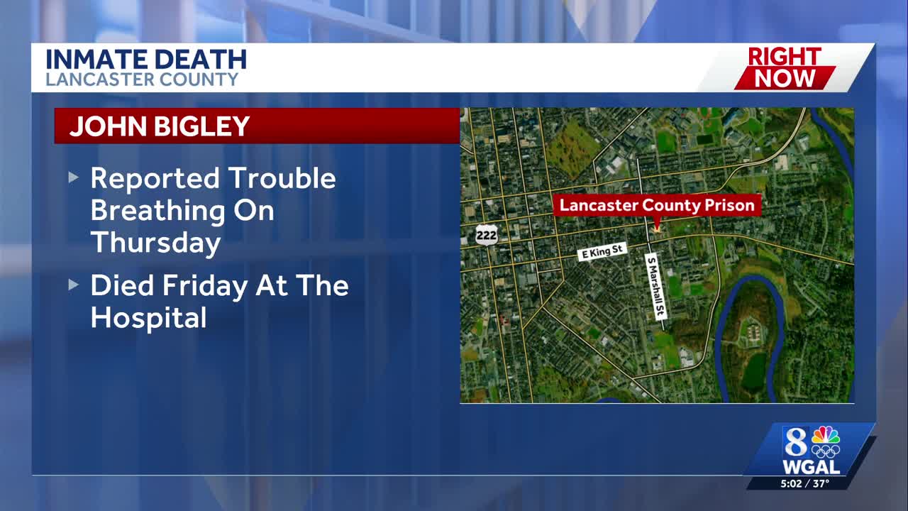 Lancaster County inmate dies after hospital admission
