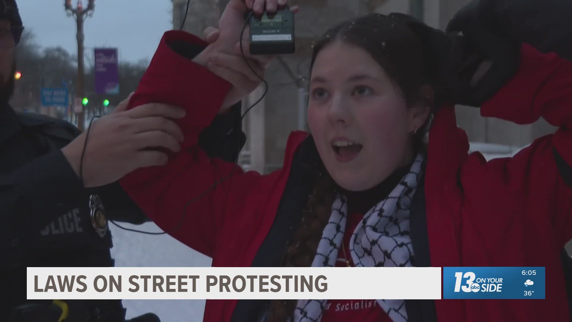 Is street protesting illegal? Grand Rapids protest organizer's arrest ...