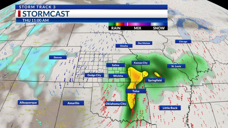 Storm Track 3 forecast: Warm now, colder air with a late week system ahead