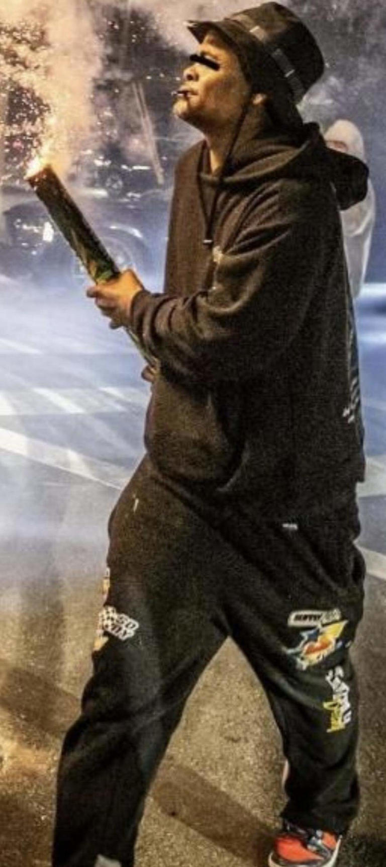 Miami-Dade Sheriff's Office seeking info on man who set a car on fire