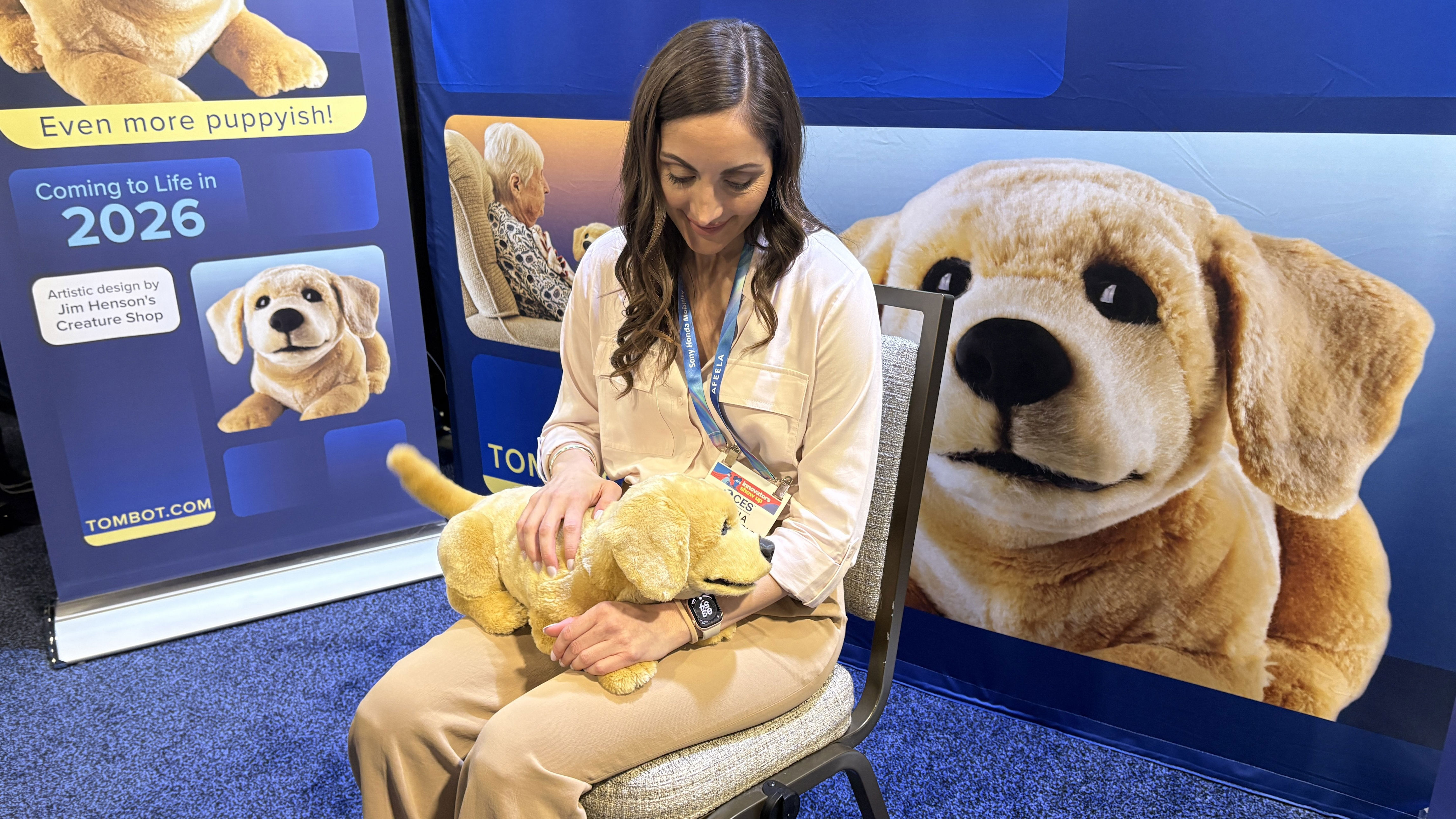 This $1,500 robotic puppy gave me the emotional support I needed at CES ...