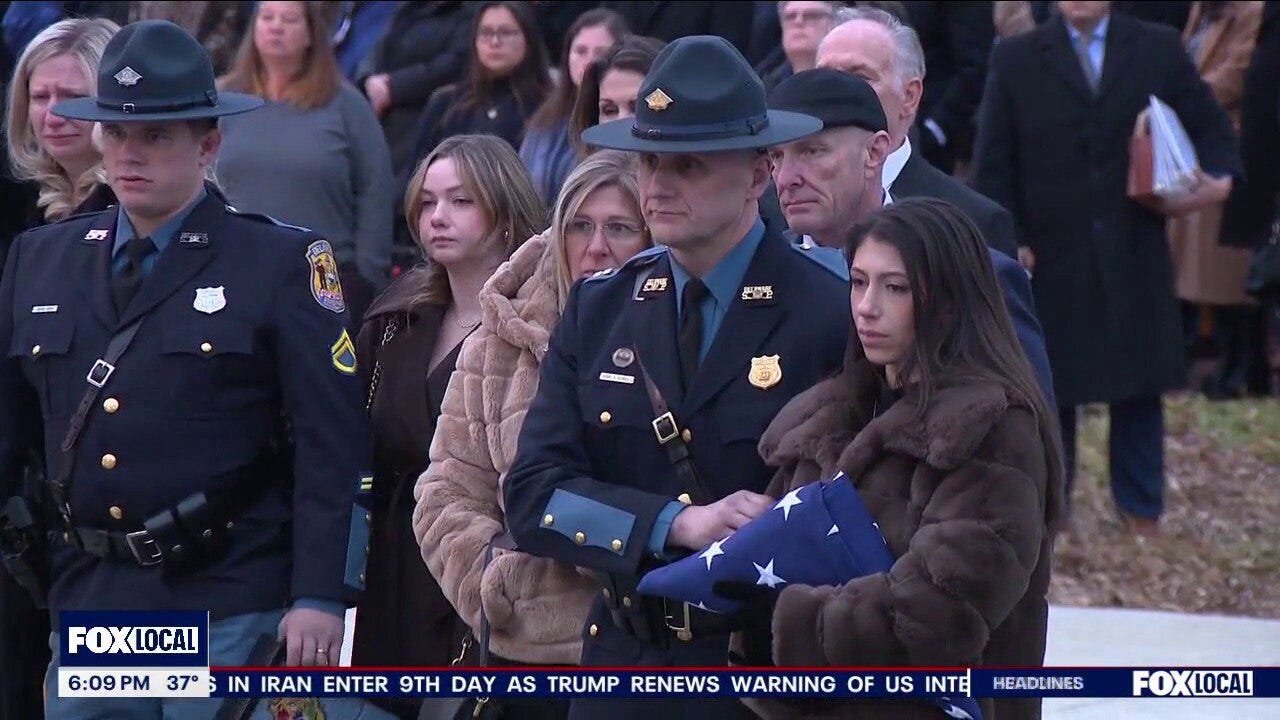 Funeral of Delaware State Police Cpl. Matthew T 'Ty' Snook: Everything ...