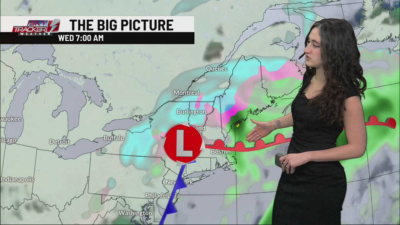 Warming up - some snow and rain chances