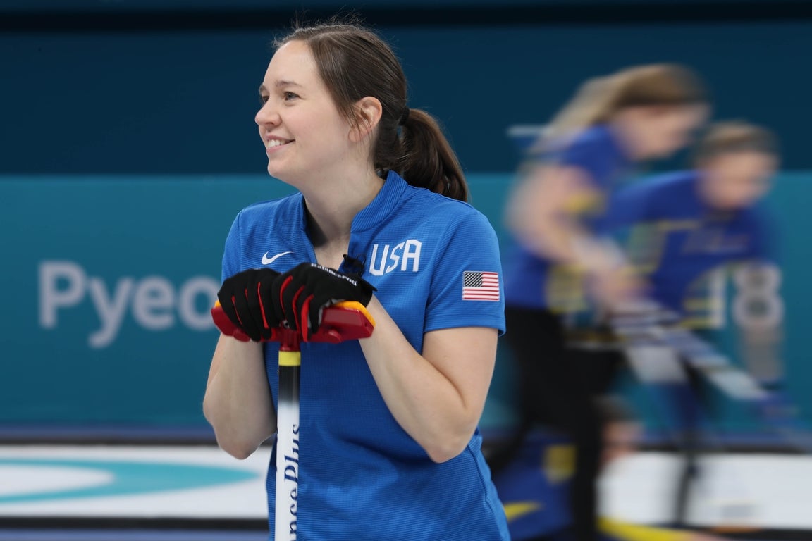 Sensational pictures of Team USA curler Aileen Geving