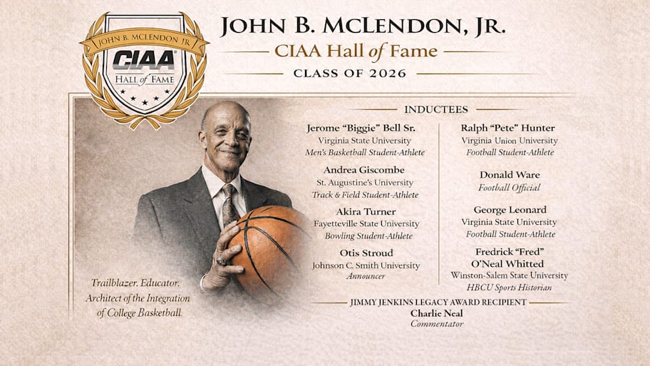 CIAA legends announced: 2026 John B McLendon Hall of Fame class ...