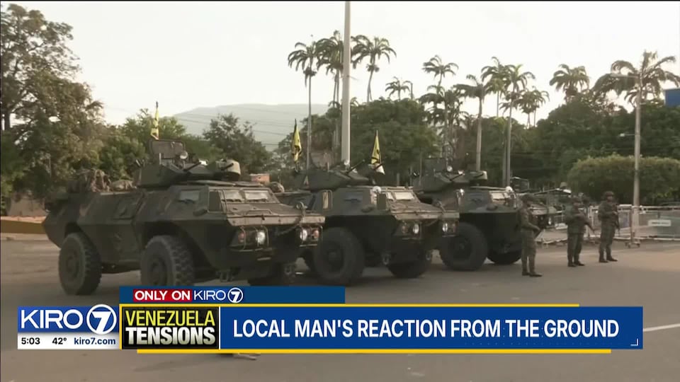 Video: Local man's reaction from the ground