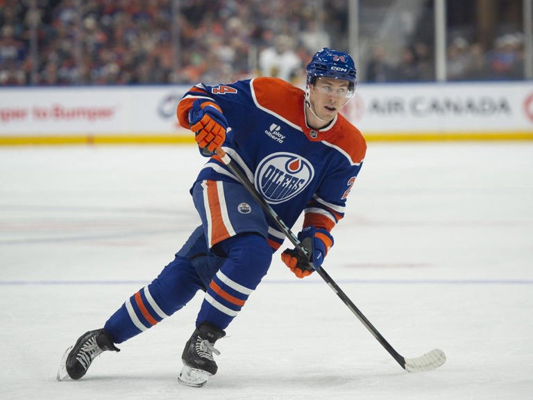 Oilers defenceman Spencer Stastney finding his love of hockey again