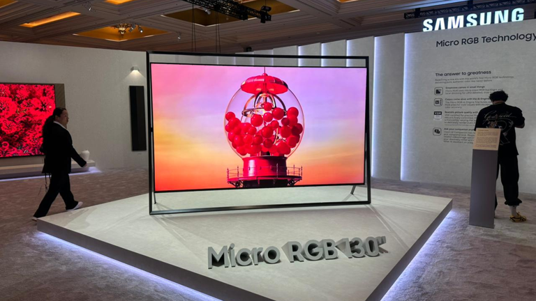 CES 2026: Samsung debuts the world's largest micro RGB TV, promising ...