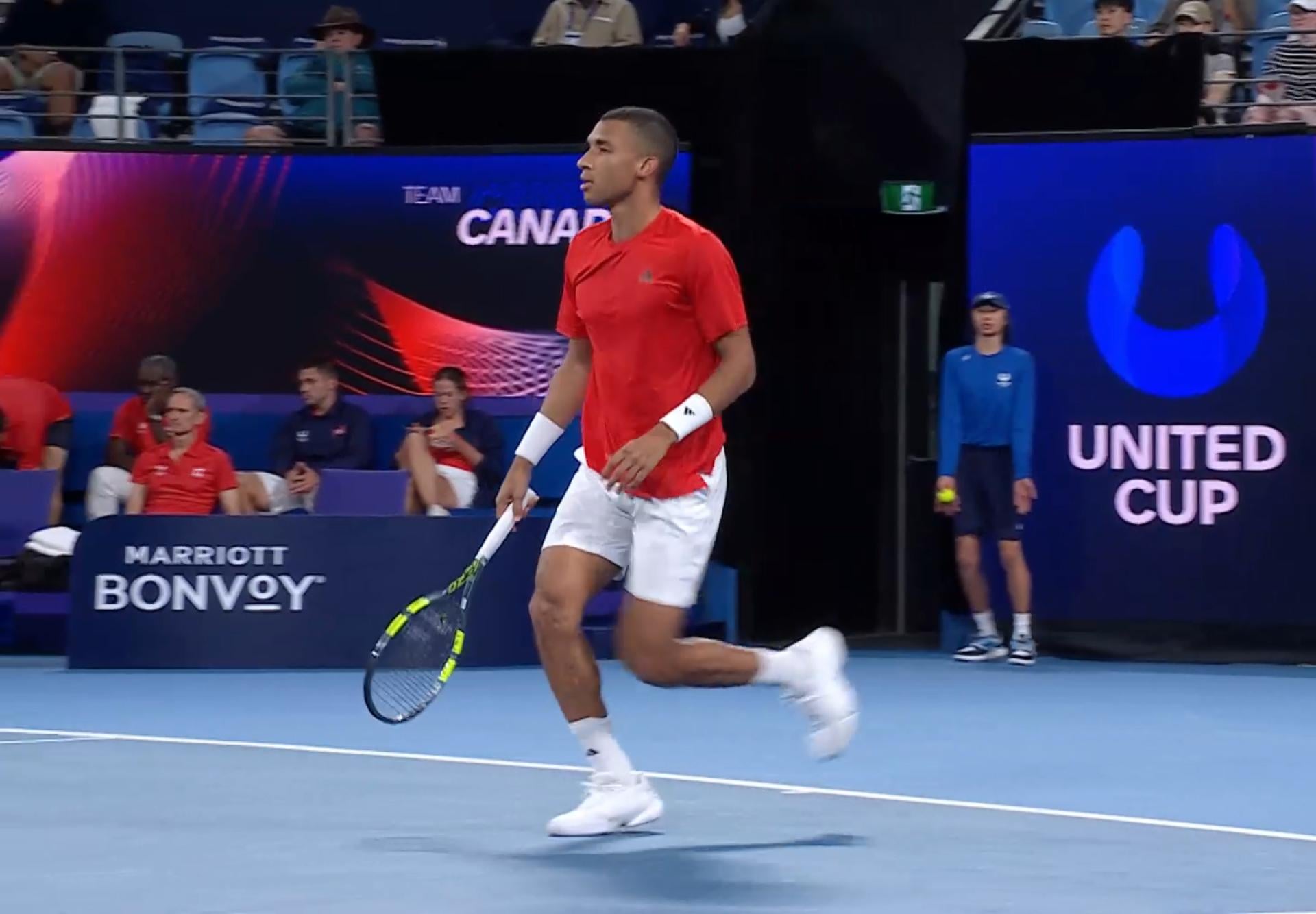Jim Courier impressed as Felix Auger-Alliassime fires early warning